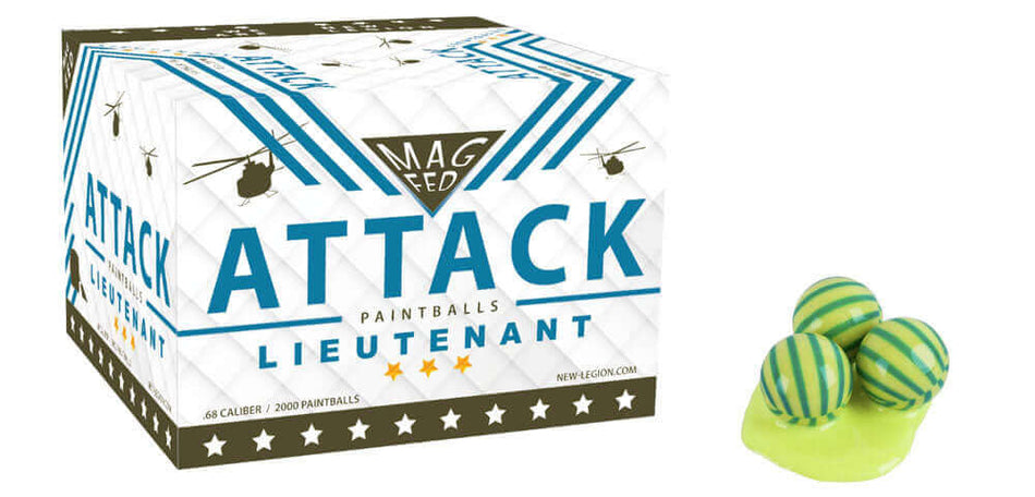 New Legion Attack Tenente de Ataque Magfed Paintballs listrado 500 pcs ...